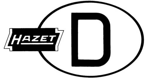 111-0103 STICKER, HAZET "D"