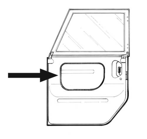 181-909 PINCH WELT, DOOR OPENINGS, FRONT & REAR SET, THING 1973-74